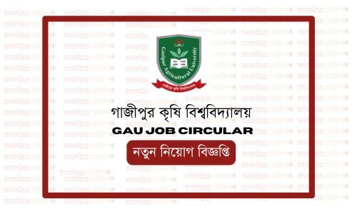 গাজীপুর কৃষি বিশ্ববিদ্যালয় নিয়োগ বিজ্ঞপ্তি ২০২৬ GAU Job Circular 2026 ...